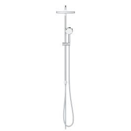 GROHE TEMPESTA COSMOPOLITAN SYSTEM 250 CUBE SHOWER SYSTEM WITH DIVERTER ...