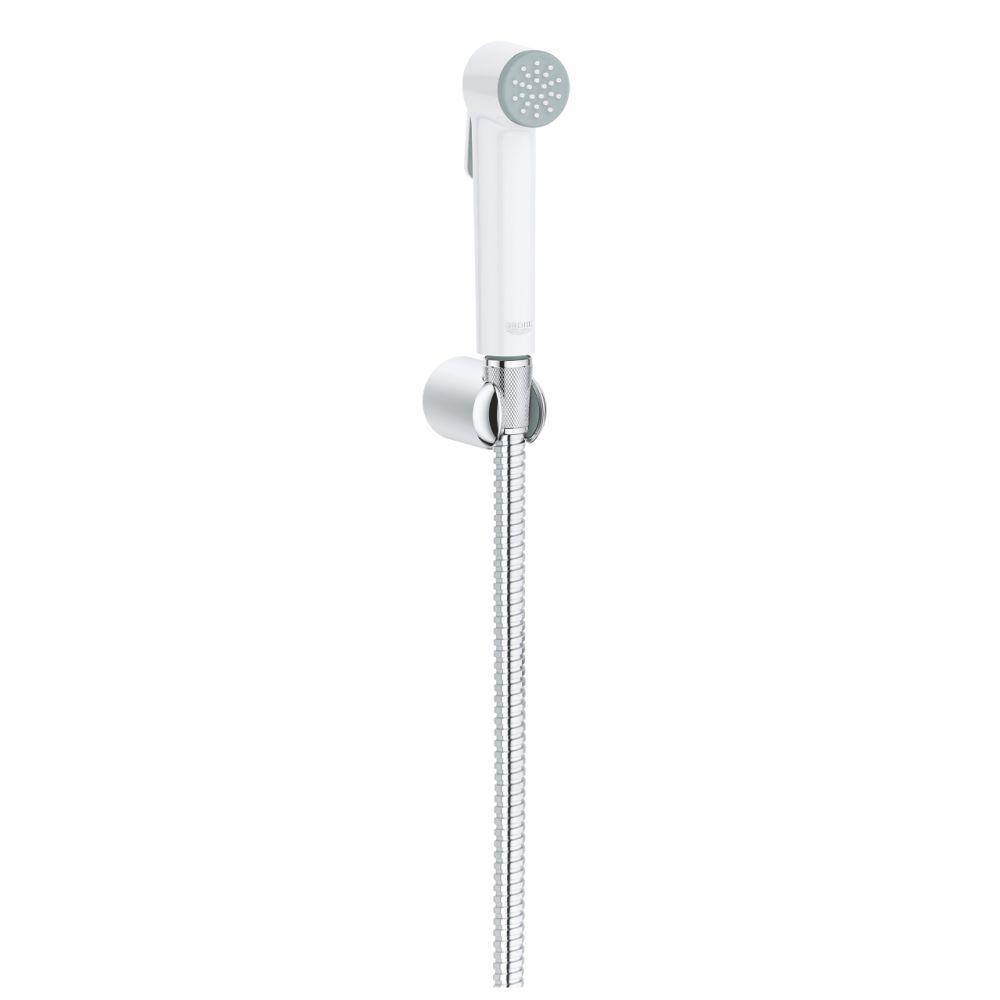 GROHE TEMPESTA-F TRIGGER SPRAY 30, SPRAY SET, 1 SPRAY | CHROME/WHITE, 1250 MM METAL HOSE
