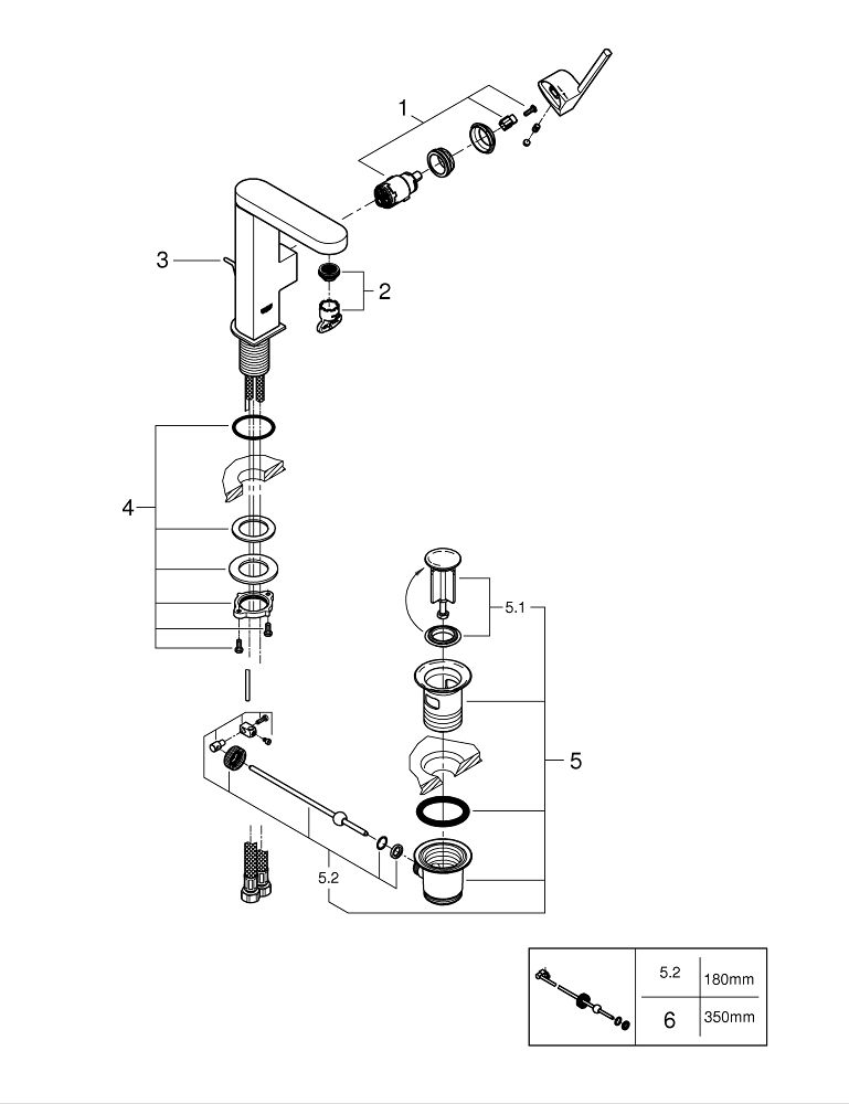 GROHE PLUS SINGLE-LEVER BASIN MIXER