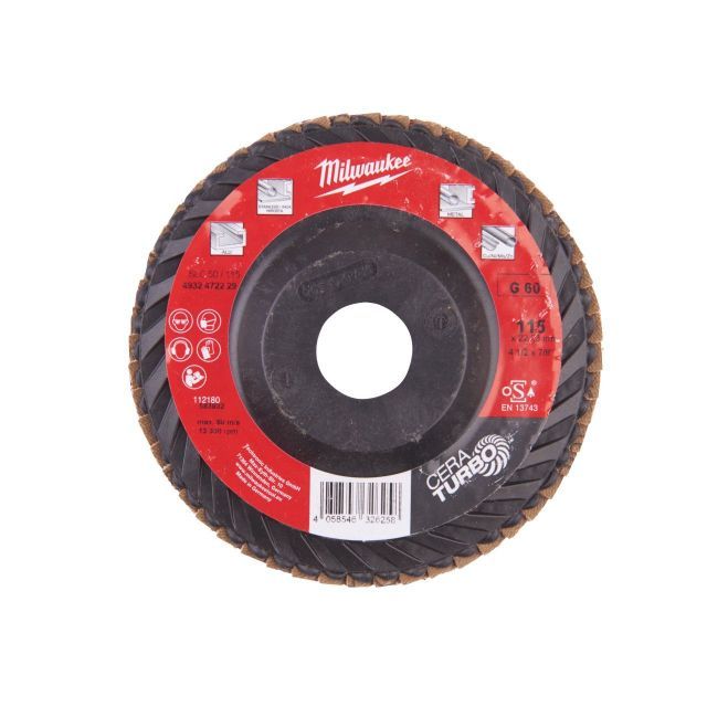 MILWAUKEE FLAP GRINDING DISC SLC50/115 G60 - 1 PC